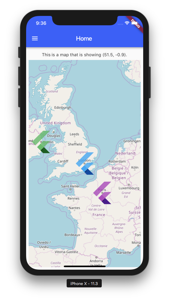 Road Map Flutter