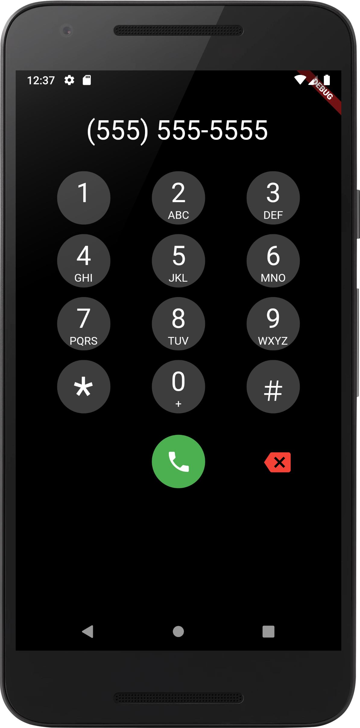 A Phone Dialpad For Your Flutter Application Free Flutter Source Code