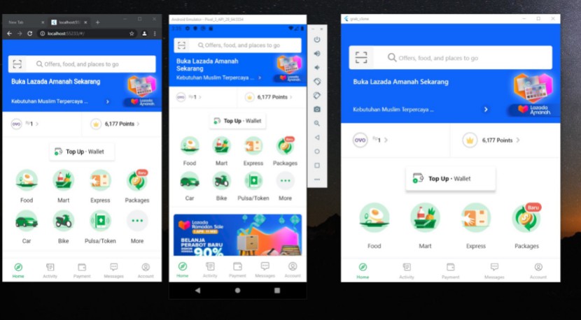 Grab Landing Page Clone with flutter Grab Landing Page Clone with flutter