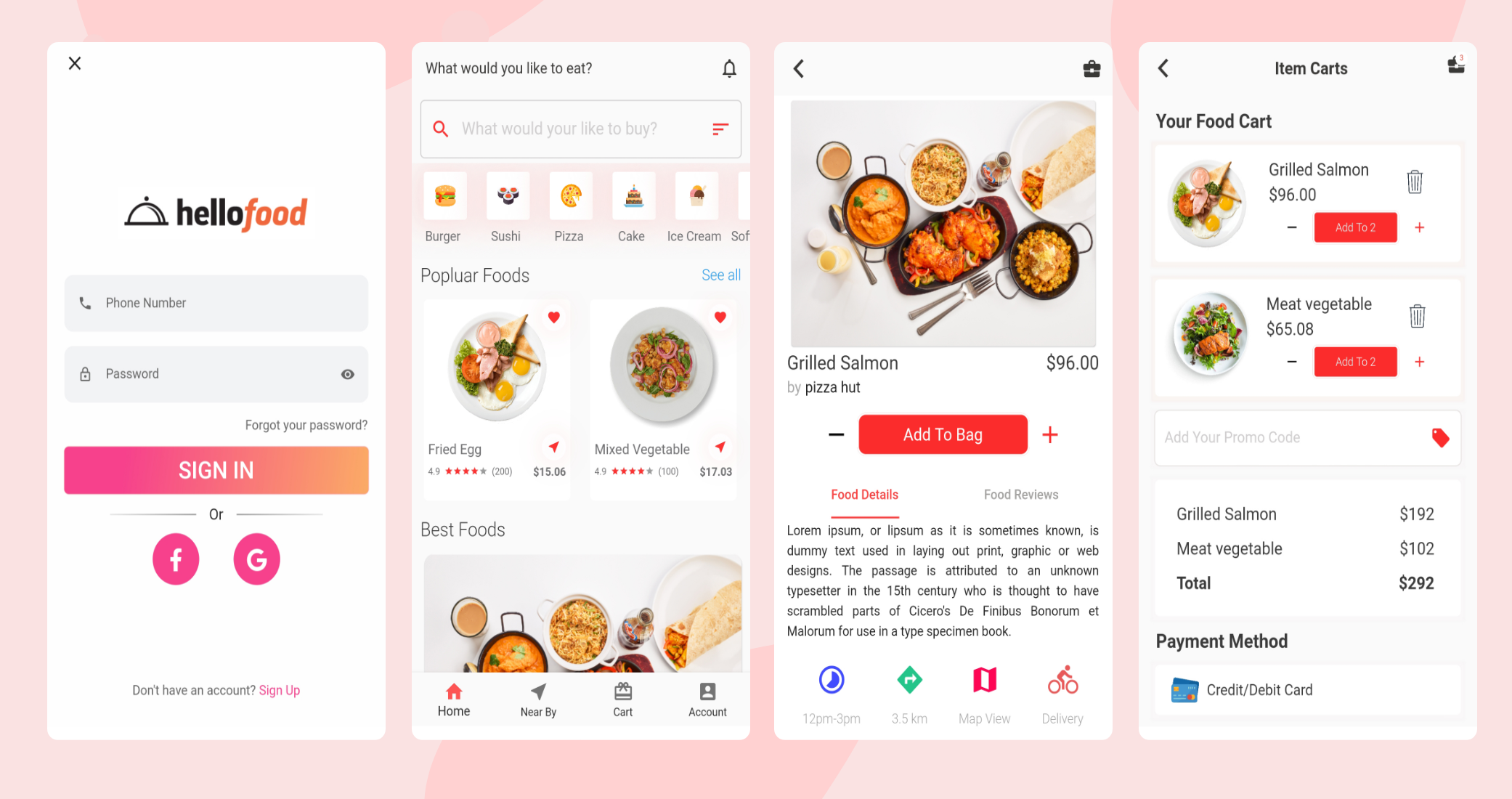 Flutter Food Delivery App Ui Speed Coding Tutorial Vrogue