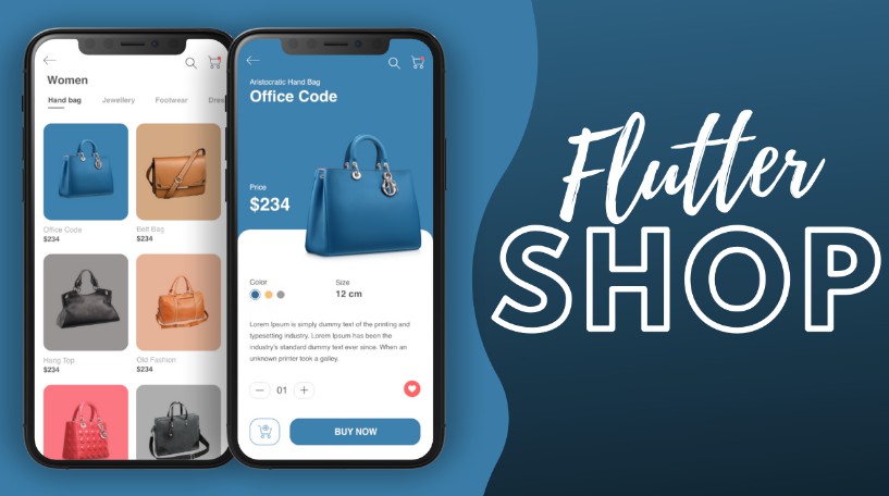 A Nice and clean Online Shop app UI using Flutter A Nice and clean Online Shop app UI using Flutter