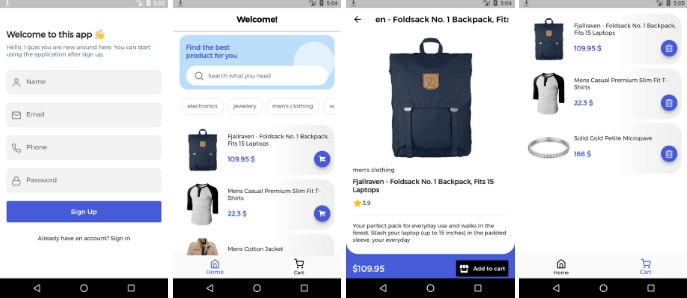 Flutter Shopping App With Getx For State Management Dio For Apis And Hive For The Local Database
