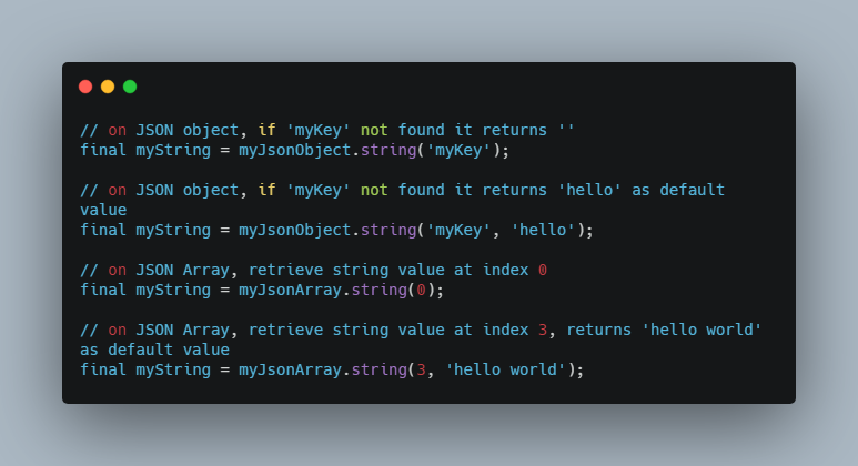 Provides Null safety Implementation To Simplify JSON Data Handling By 