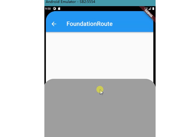 A Flutter Route Animation