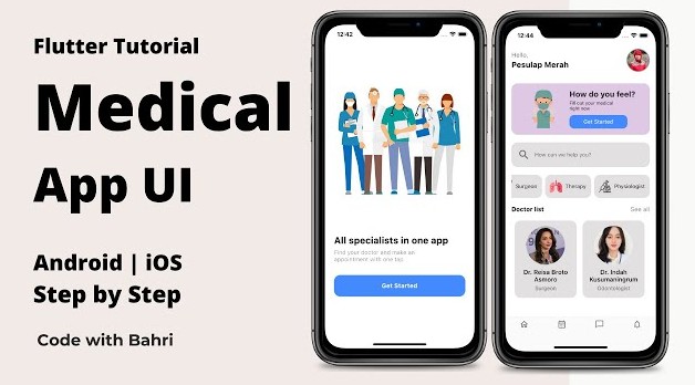 Flutter tutorial medical app layouting started and home Flutter tutorial medical app layouting started and home