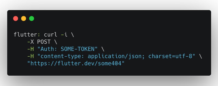 A Flutter Curl Command Generator For Dio